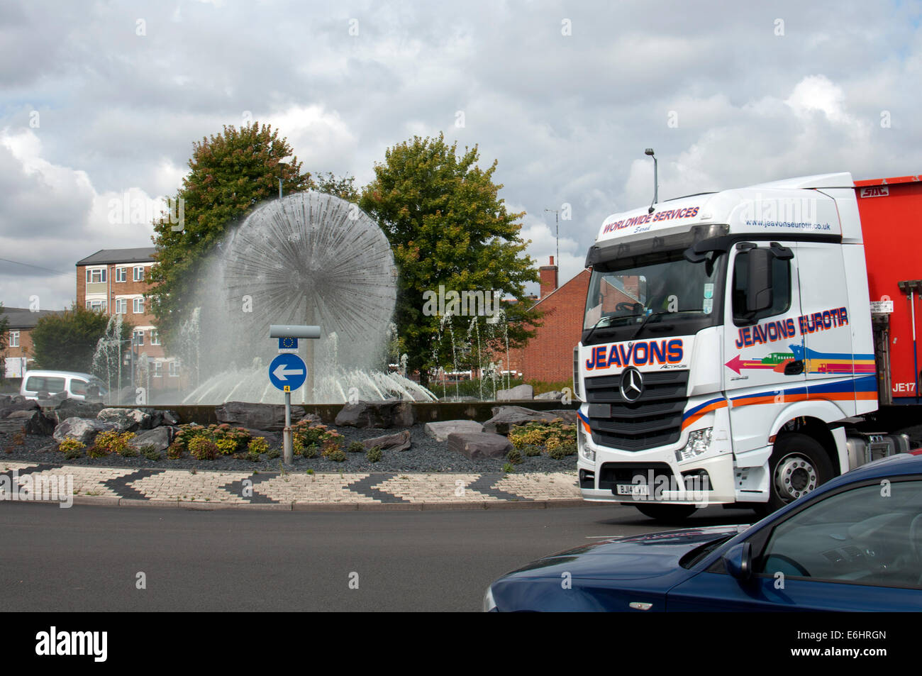 The Dandelion Fountain, Nuneaton, Warwickshire, England, UK Stock Photo ...