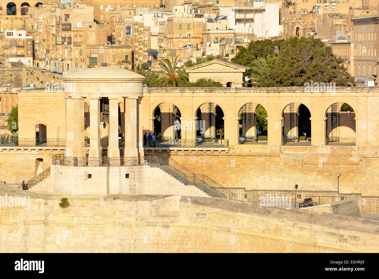 The Siege Bell Tower Memorial on the walls overlooking the Grand ...