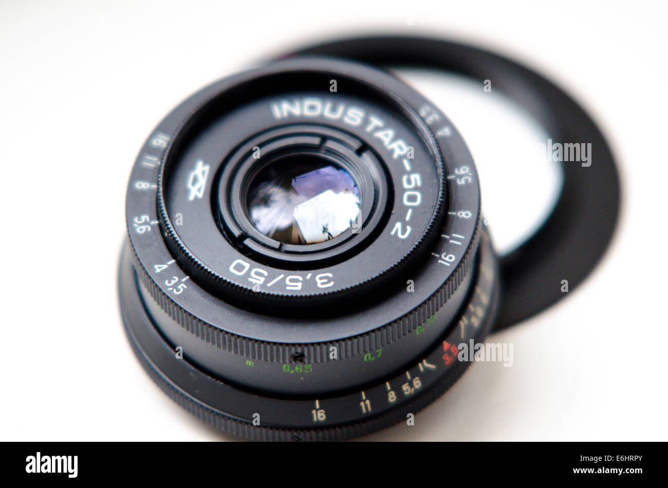 old manual lens for vintage cameras Stock Photo - Alamy