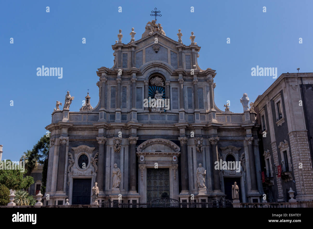 Cathedral of Saint Agatha, Catania, Sicily. Duomo di Catania ...