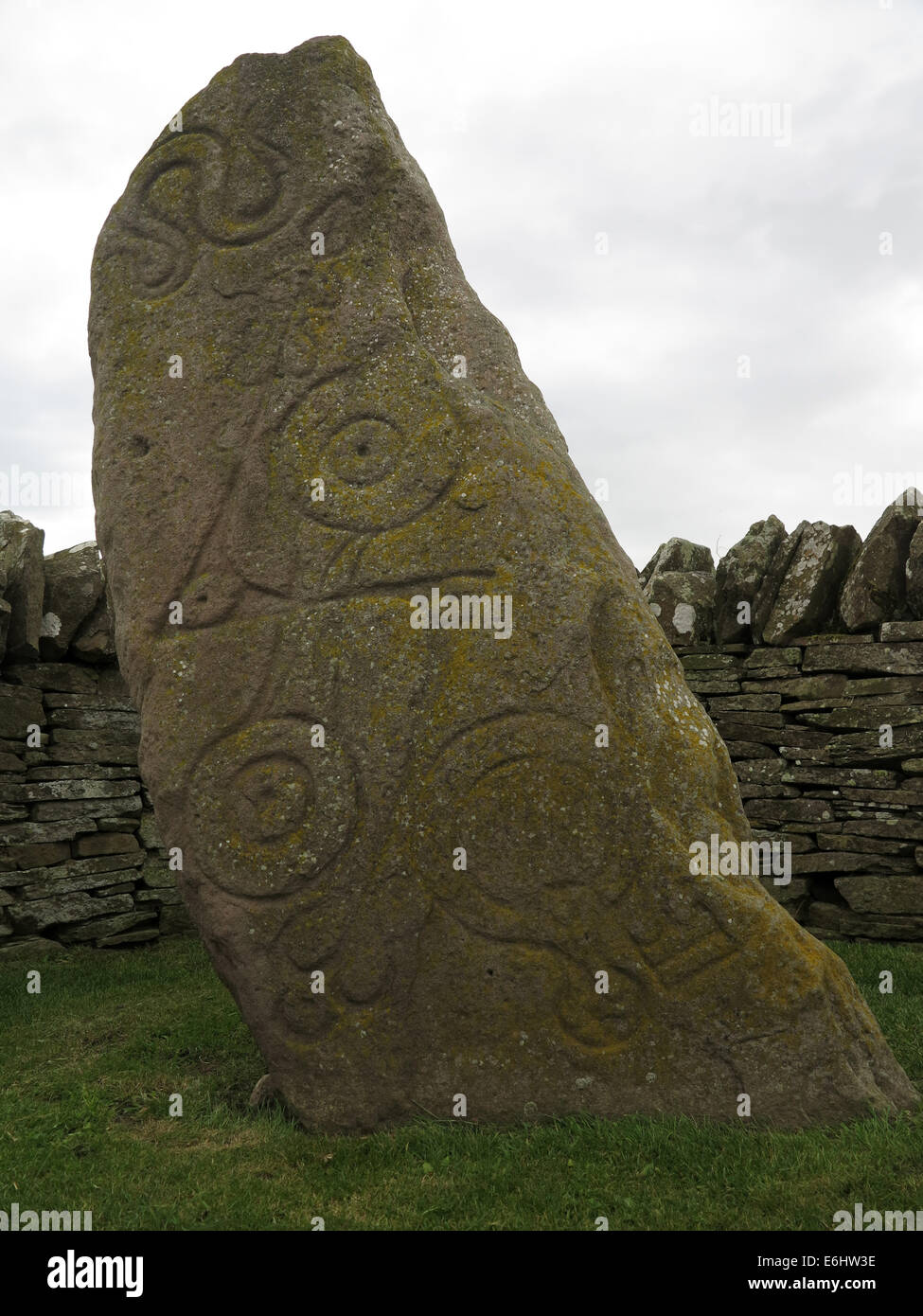 Carved pictish stone aberlemno scotland hi-res stock photography and ...