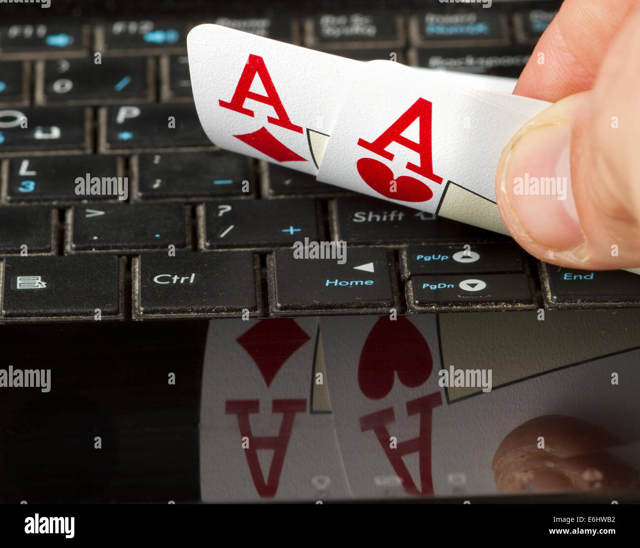 Two aces hi-res stock photography and images - Alamy