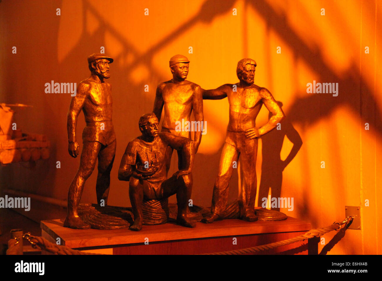 Bronze Sculpture of Thor Heyerdahl and his Crew at the Kon-Tiki Museum ...