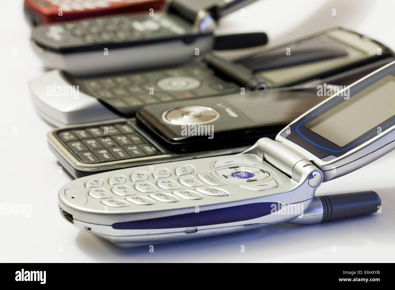 Retro 2G mobile phones Stock Photo - Alamy