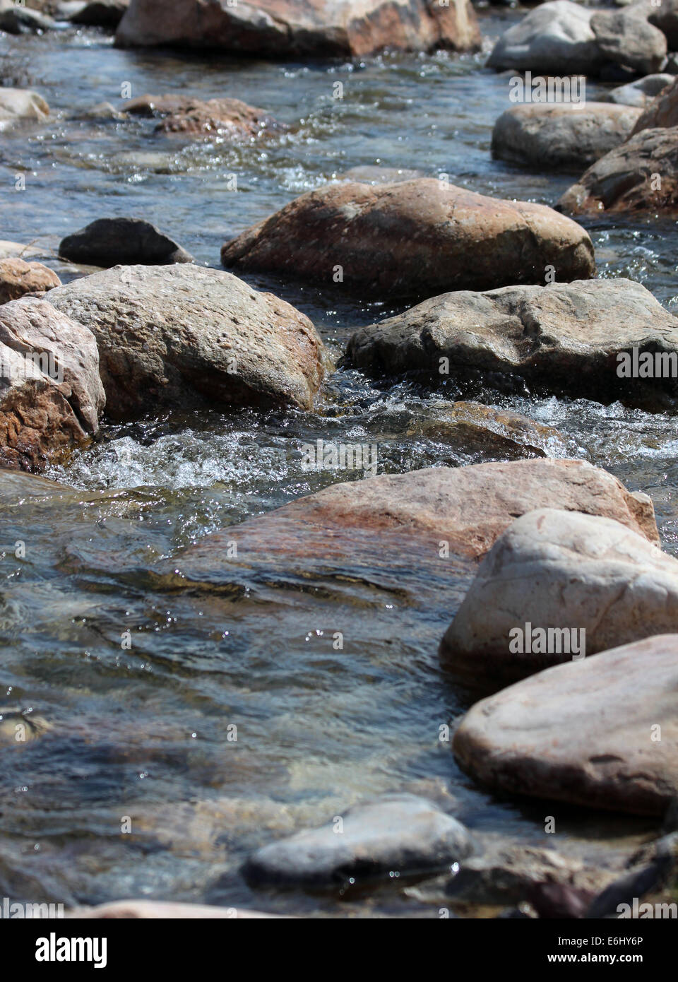 Stream with Rocks Stock Photo - Alamy