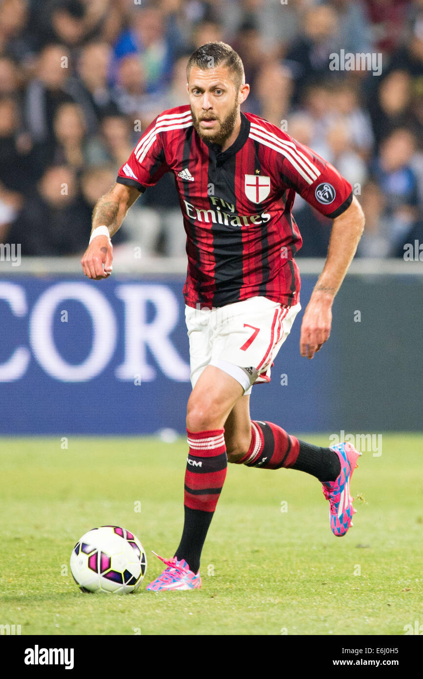 Reggio nell'Emilia, Italy. 23rd Aug, 2014. Jeremy Menez (Milan ...