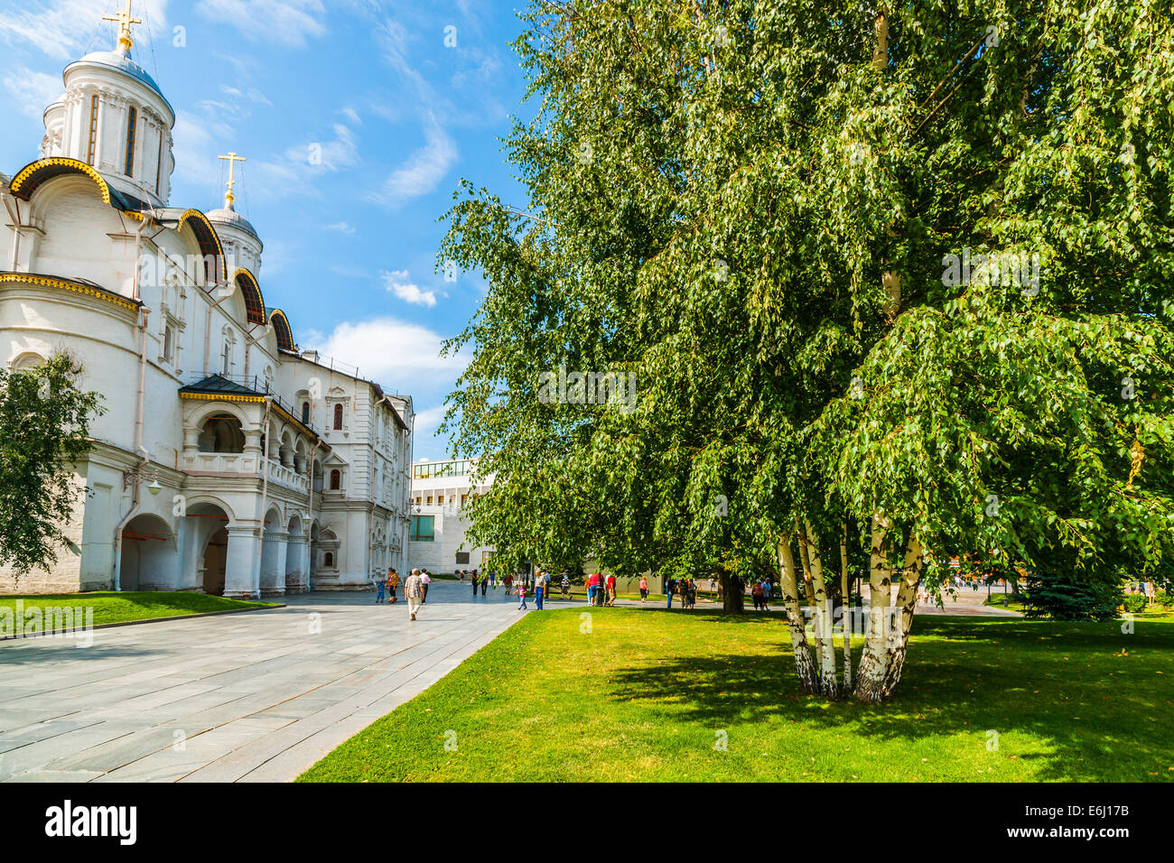 Moscow Kremlin Tour - 69. Patriarch's palace of the Kremlin and green ...