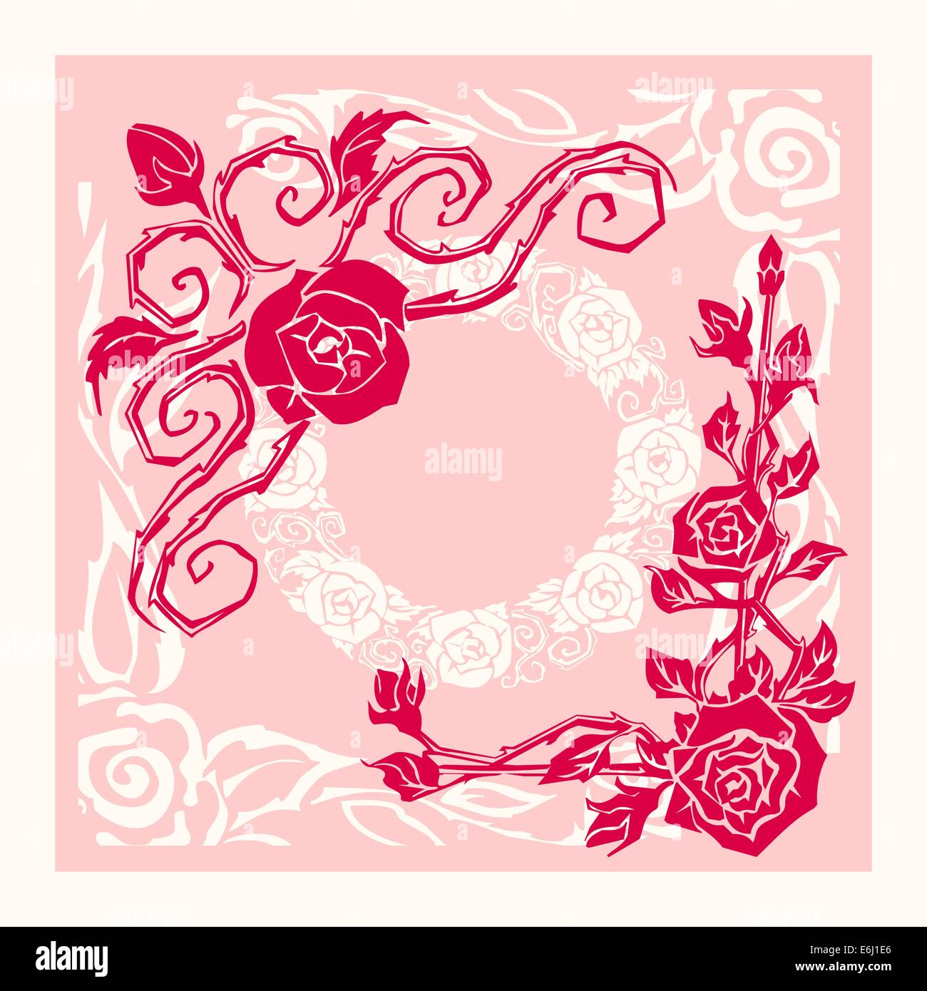 Corner Design Set - vinyl-ready design Stock Photo - Alamy