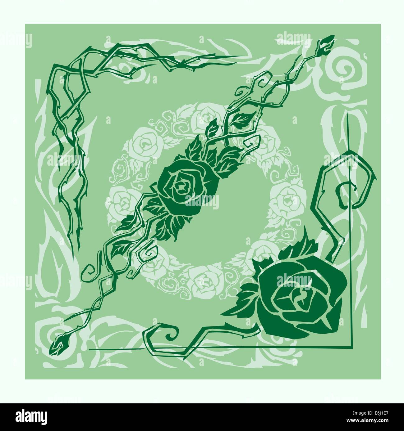 Corner Design Set - vinyl-ready design Stock Photo - Alamy