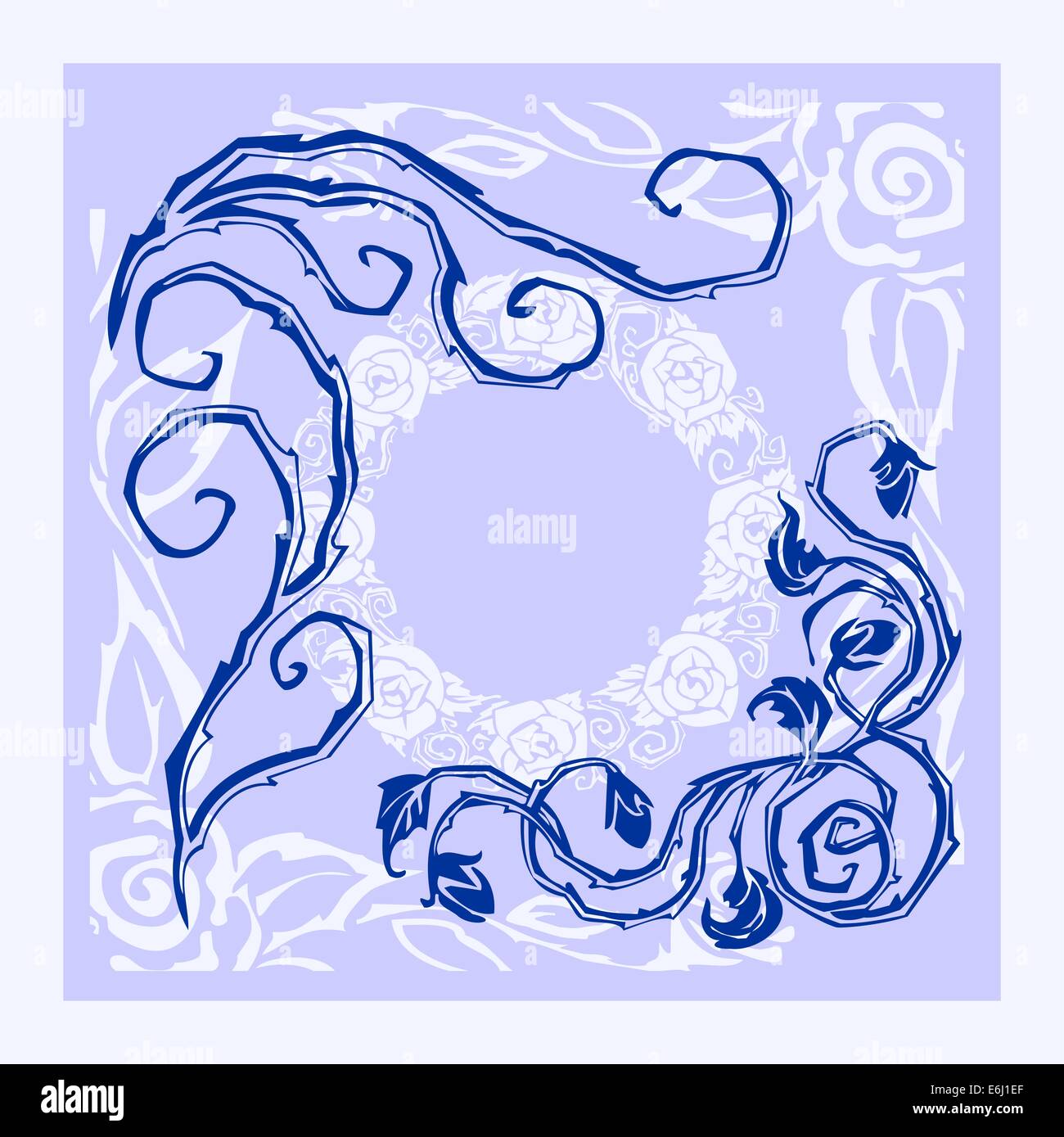 Corner Design Set - vinyl-ready design Stock Photo - Alamy