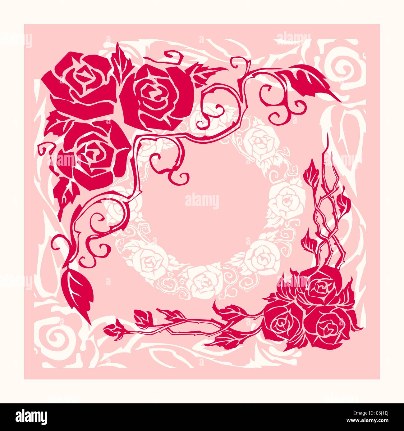 Corner Design Set - vinyl-ready design Stock Photo - Alamy