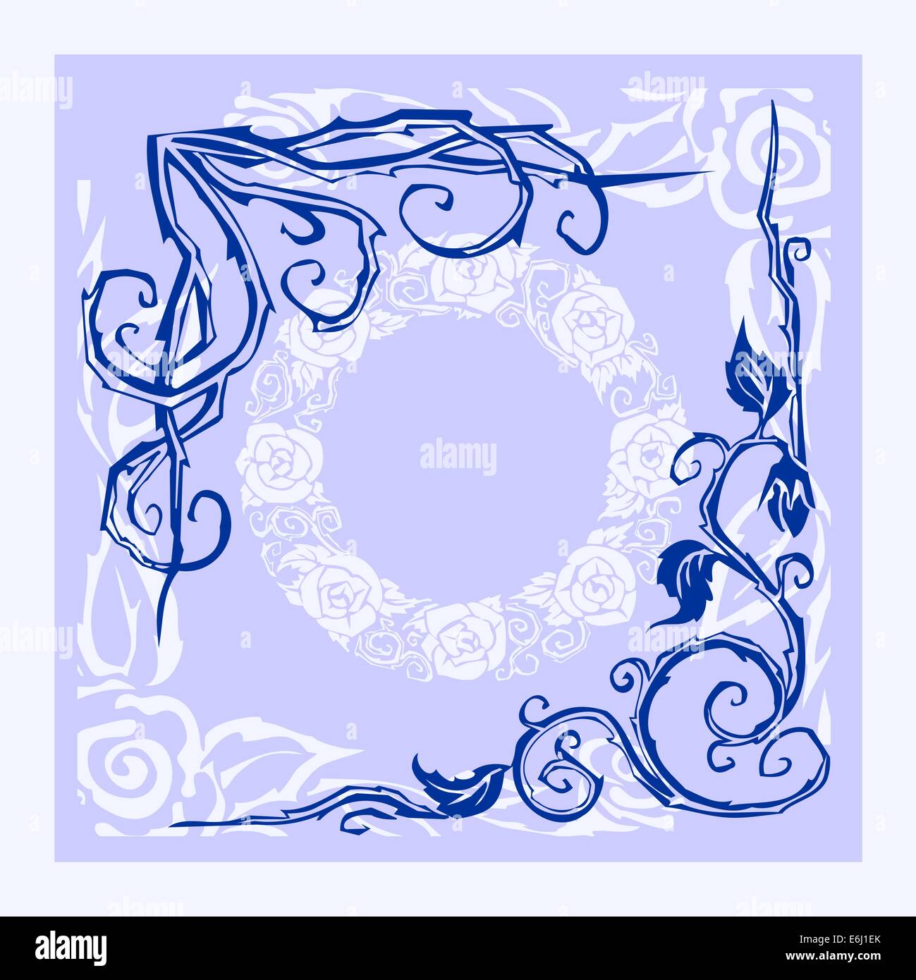 Corner Design Set - vinyl-ready design Stock Photo - Alamy