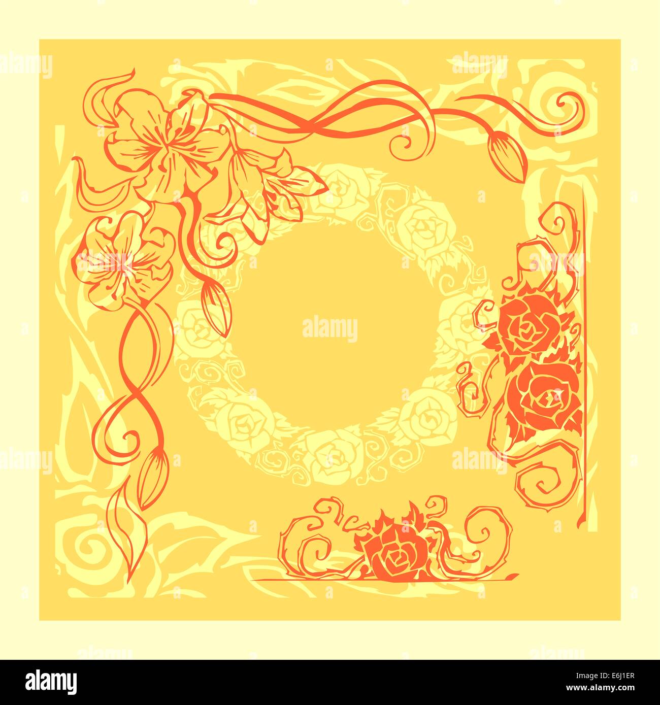 Corner Design Set - vinyl-ready design Stock Photo - Alamy