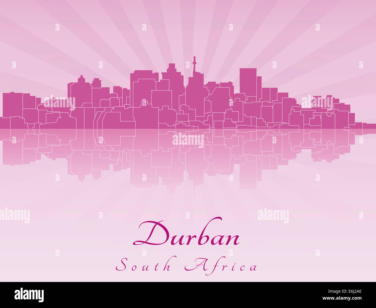 Durban skyline in radiant Stock Photo - Alamy
