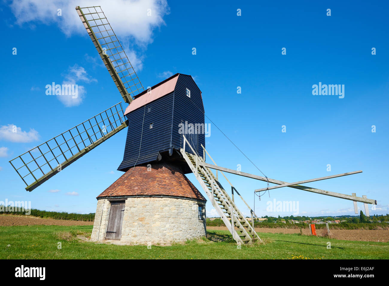 Stevington windmill, bedfordshire hi-res stock photography and images ...
