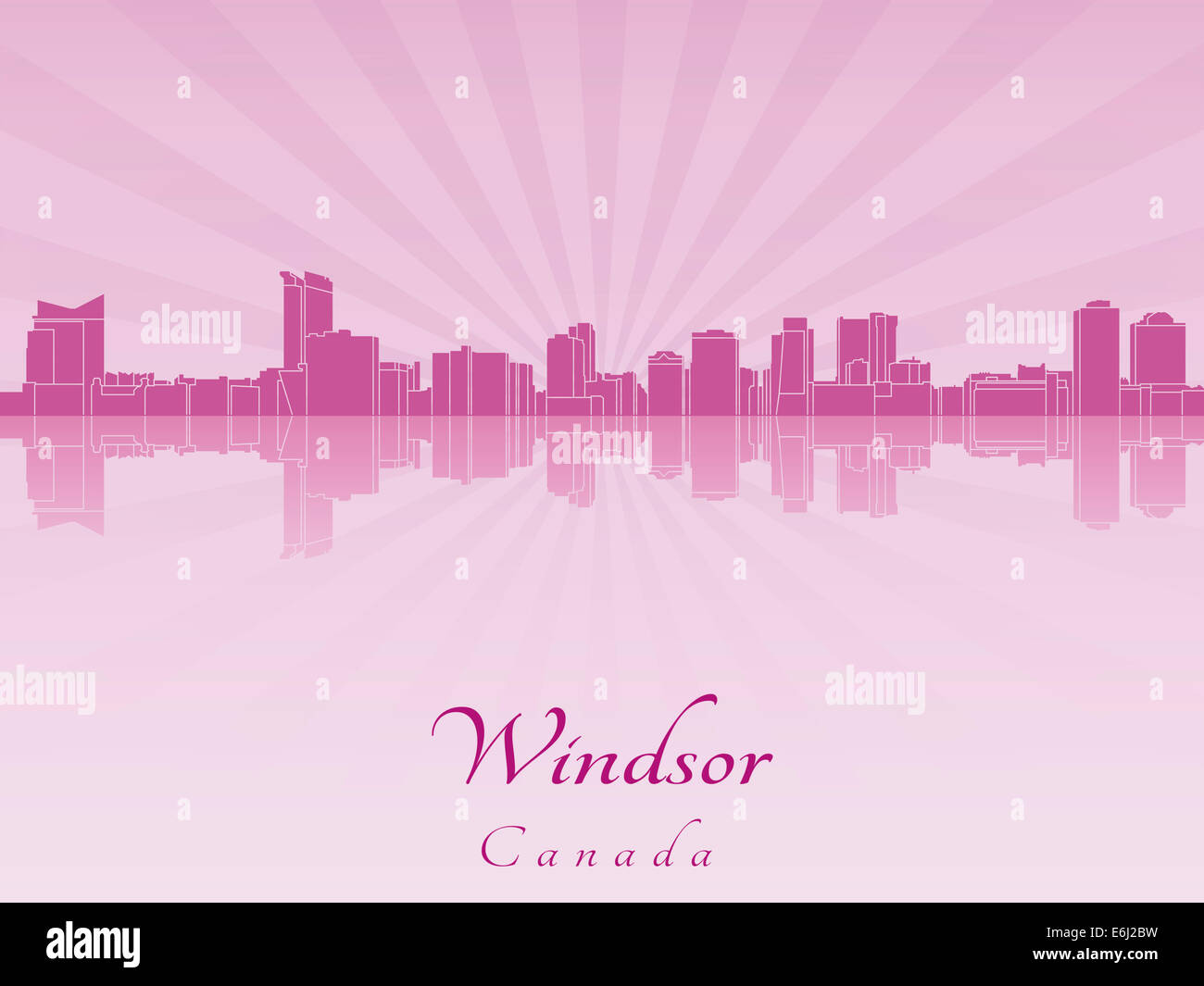 Windsor skyline in radiant Stock Photo - Alamy
