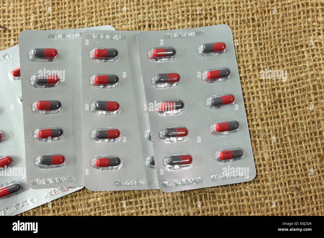 Tablet in sillver aluminum strip pack show medicine concept Stock Photo ...