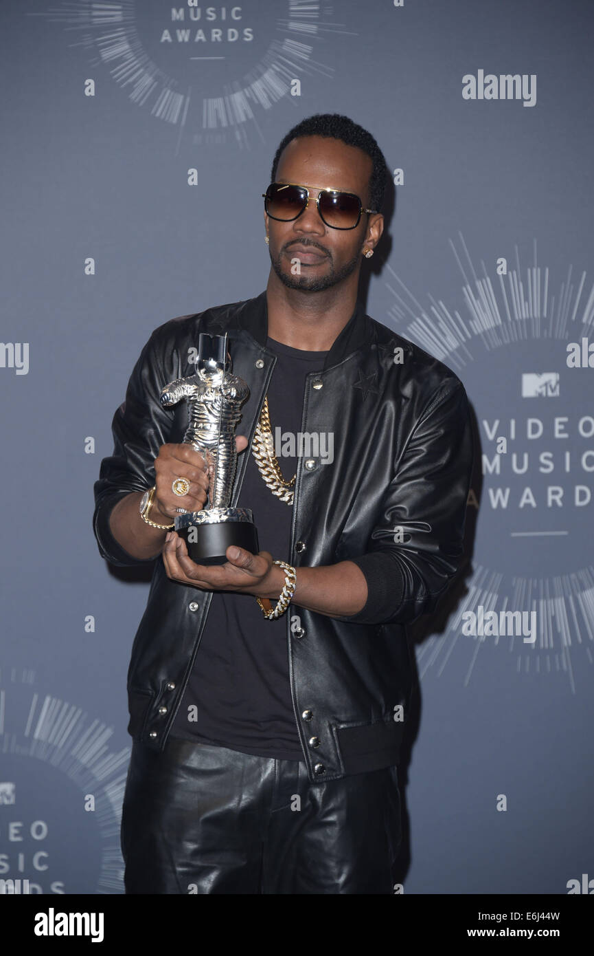 Inglewood, California, USA. 24th Aug, 2014. US rapper Juicy J poses ...