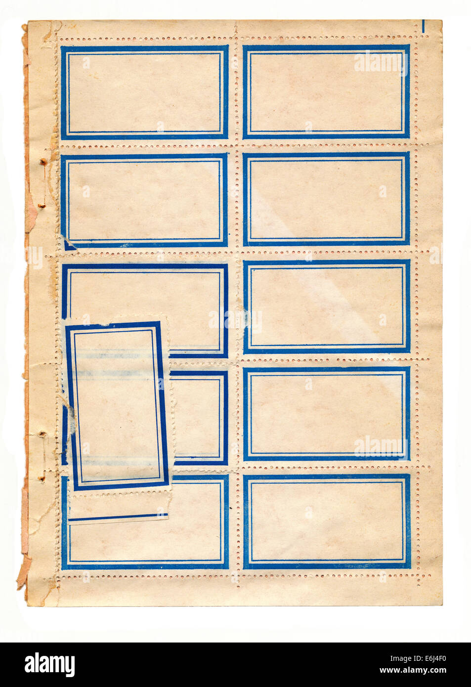 Damaged name plate Cut Out Stock Images & Pictures - Alamy