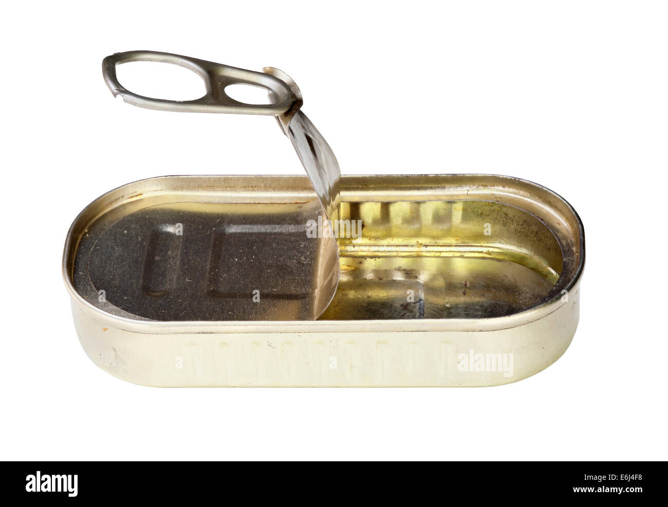 open empty can - empty tin can Stock Photo - Alamy