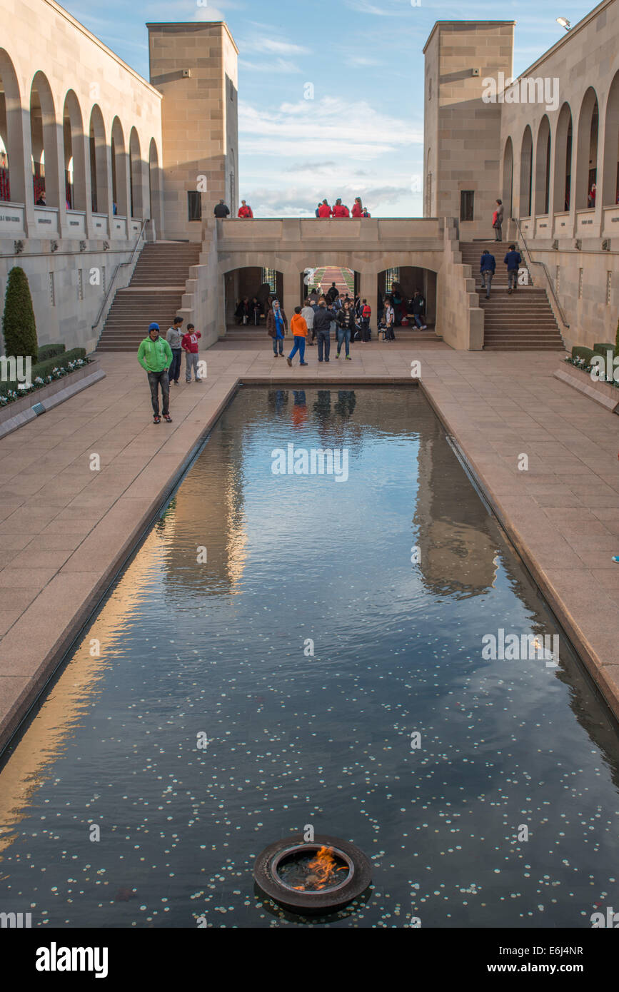 Courtyard at the war memorial, Canberra, Australia Stock Photo - Alamy