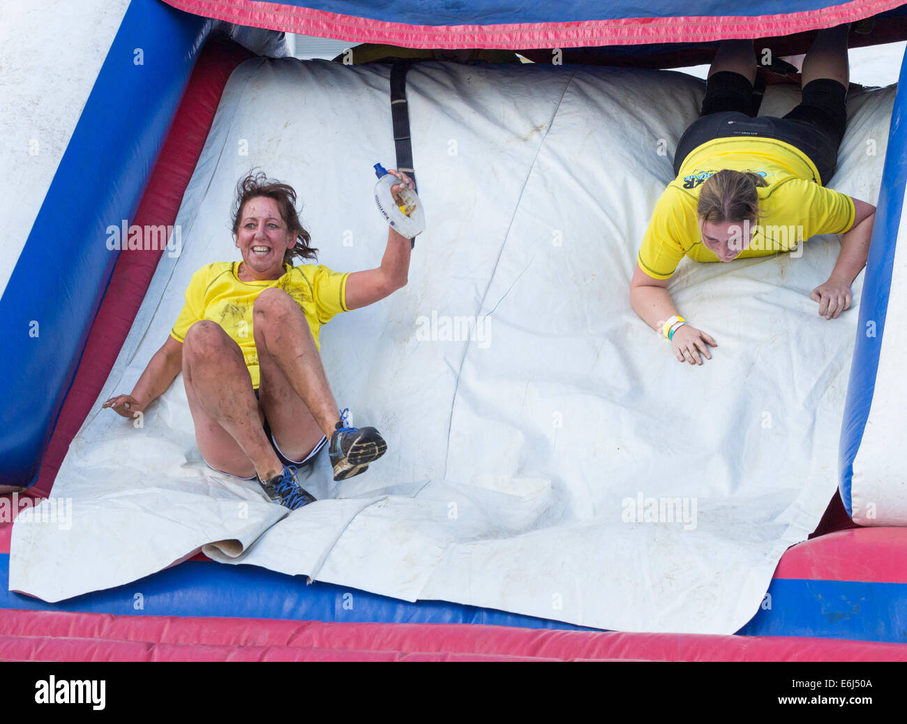 Inflatable obstacle course hi-res stock photography and images - Alamy