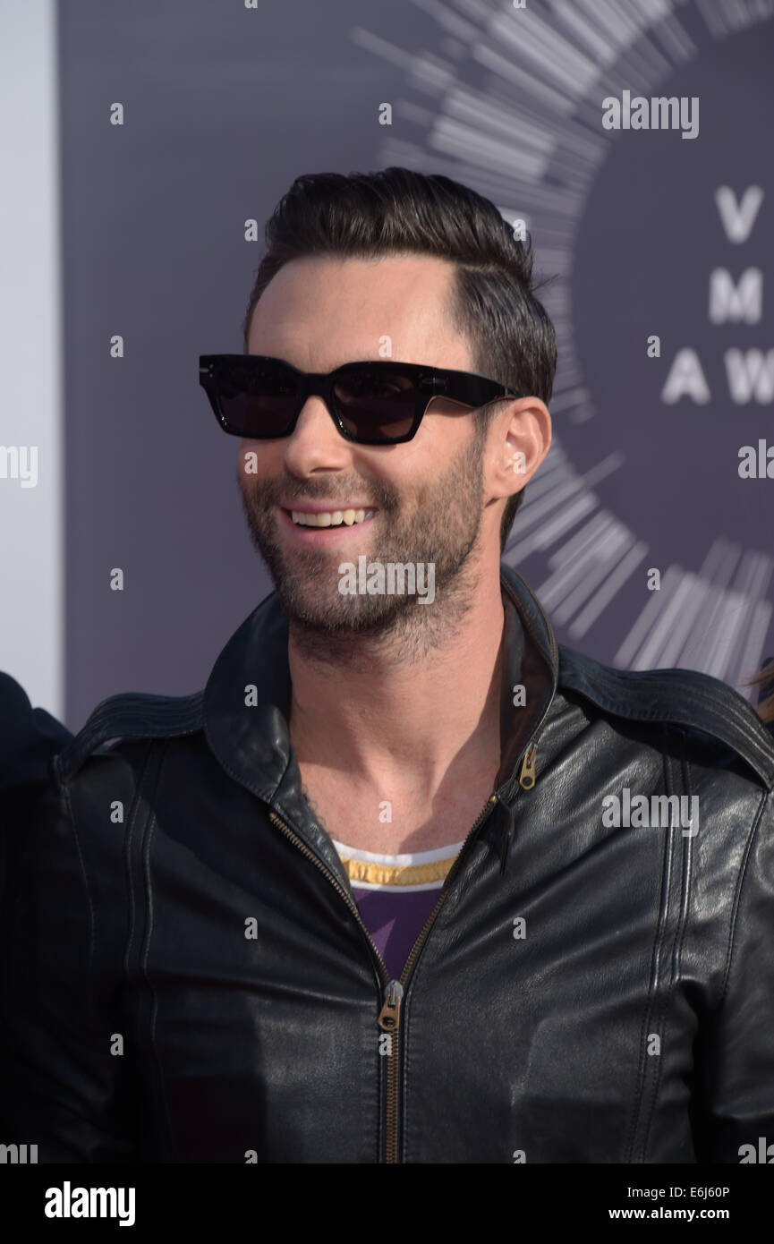 Inglewood, California, USA. 24th Aug, 2014. US singer Adam Levine ...
