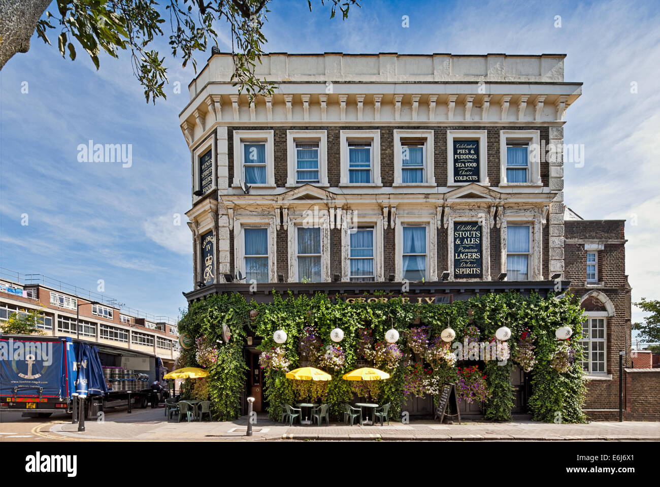 George IV public House in Willes Road, Kentish Town, London Stock Photo ...