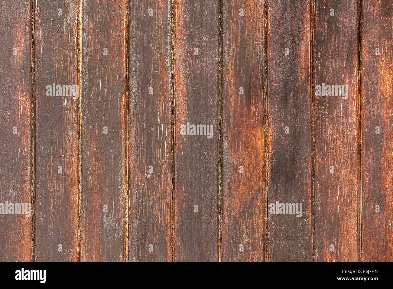 Brown wooden parallel planks for background or texture Stock Photo - Alamy