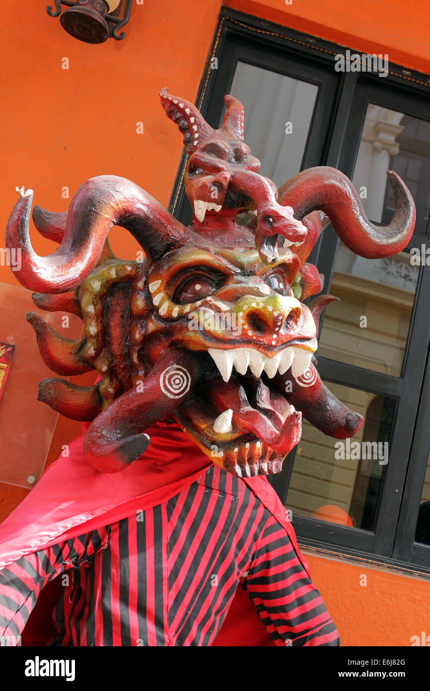 Devil Demon Mask Horns Stock Photos & Devil Demon Mask Horns Stock ...