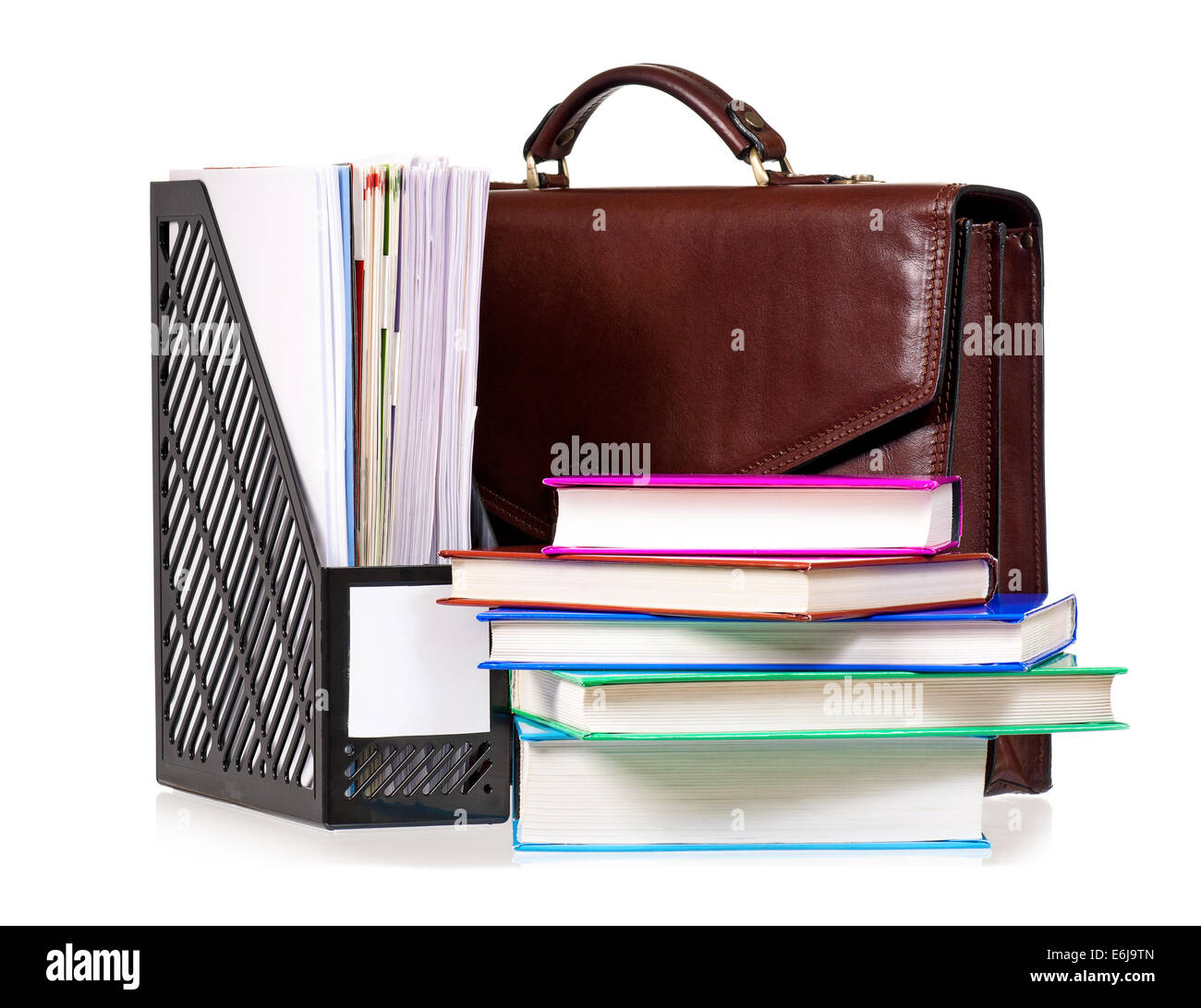 Vintage brown briefcase business hi-res stock photography and images ...