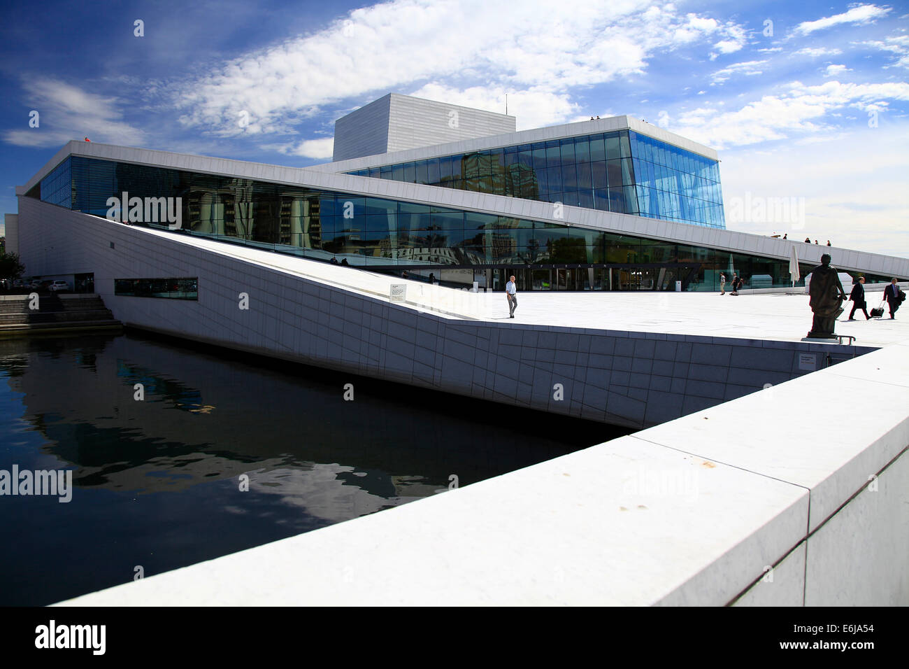 The new Oslo Opera House opened in 2008 and it is the largest Norwegian ...