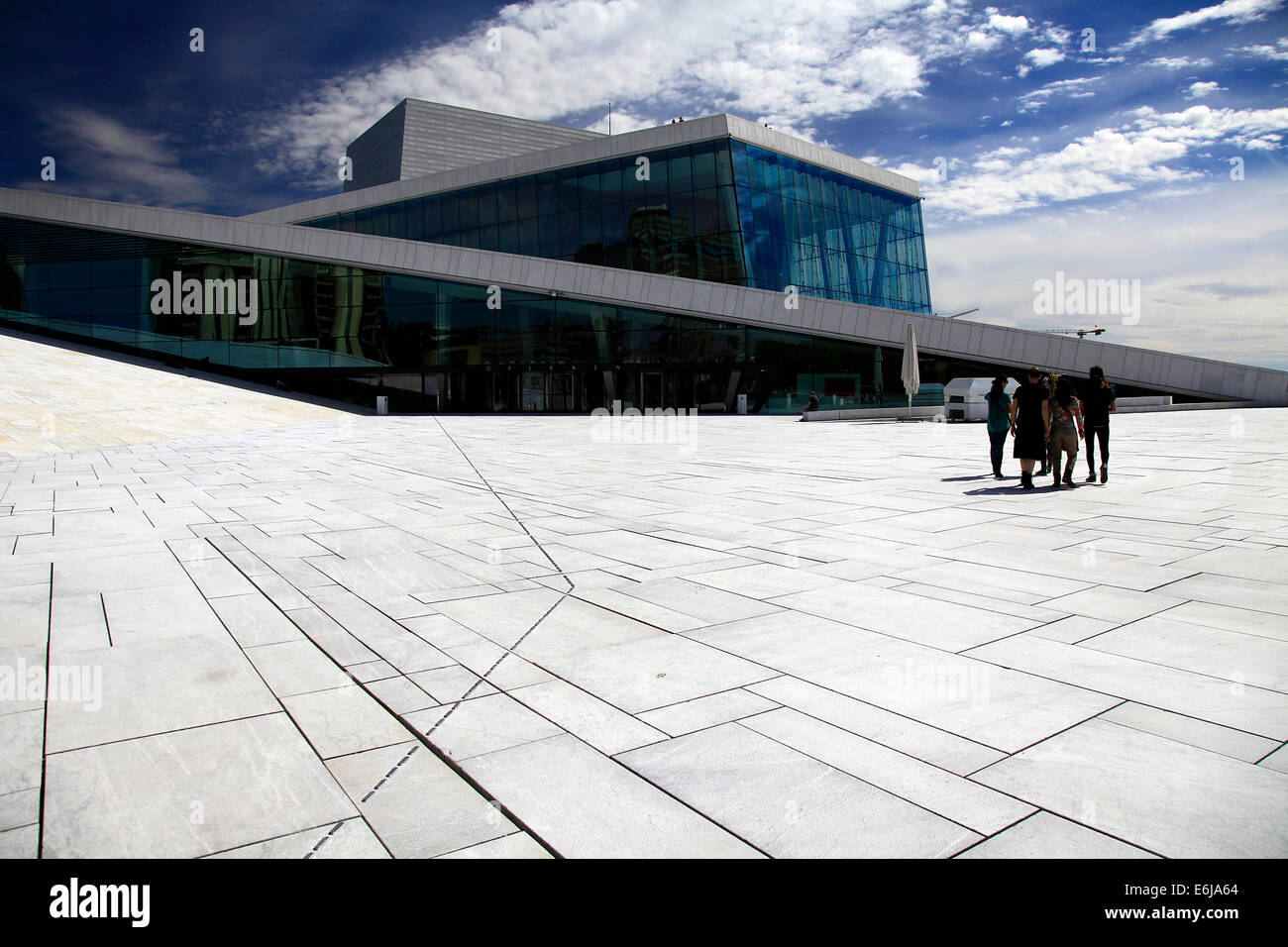The new Oslo Opera House opened in 2008 and it is the largest Norwegian ...