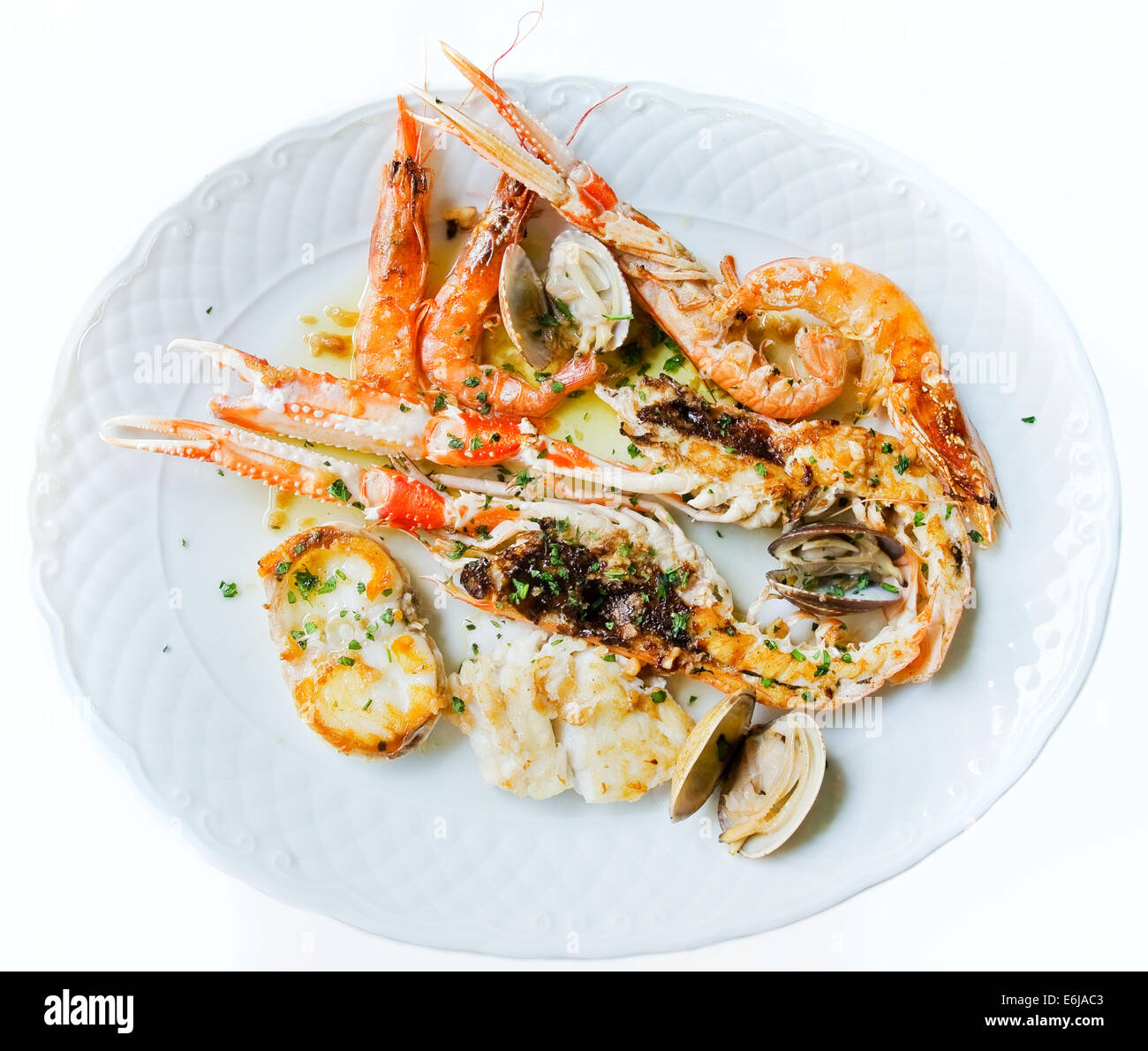 Mediterranean seafood dish hi-res stock photography and images - Alamy