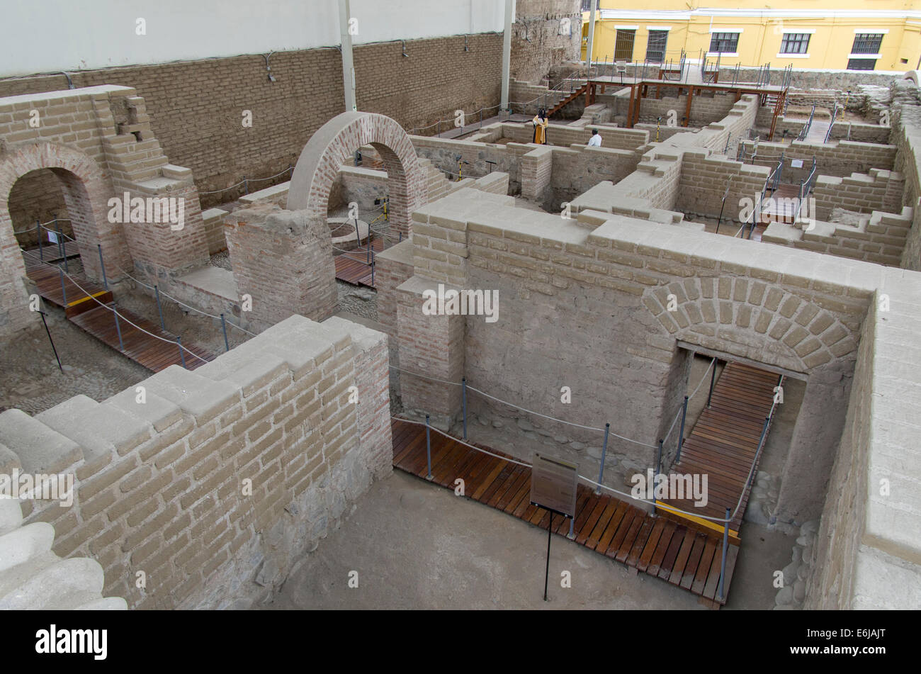 Museum site of Bodega y Cuadra (18th century). Lima. Peru Stock Photo ...