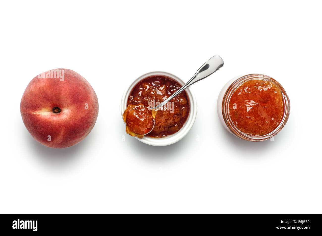 The home of the peach Cut Out Stock Images & Pictures - Alamy