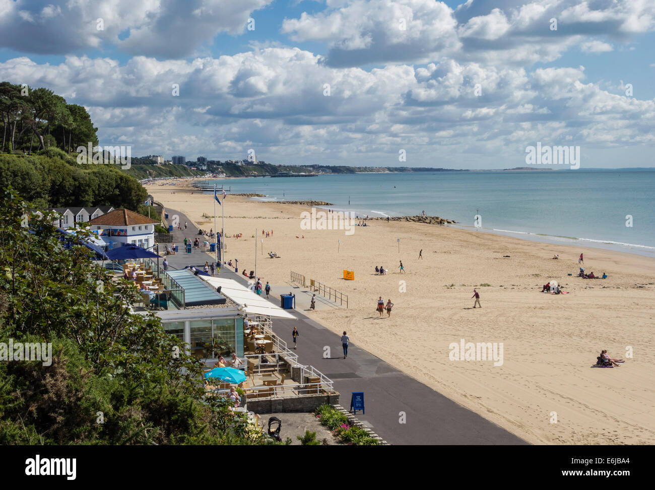 Branksome Beach and Poole Bay, Dorset, England, UK Stock Photo - Alamy
