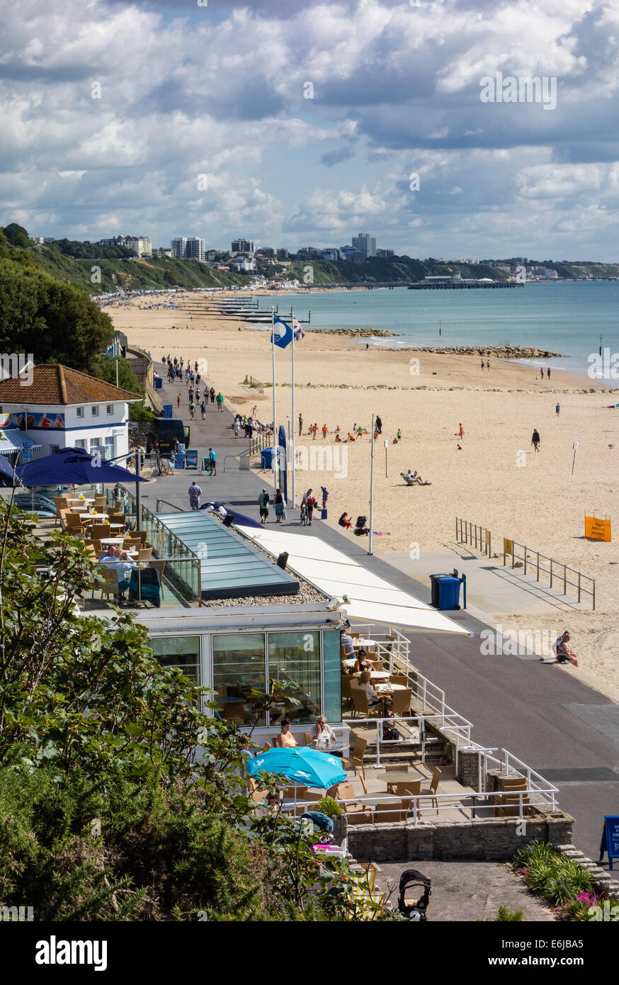 Branksome Beach and Poole Bay, Dorset, England, UK Stock Photo - Alamy
