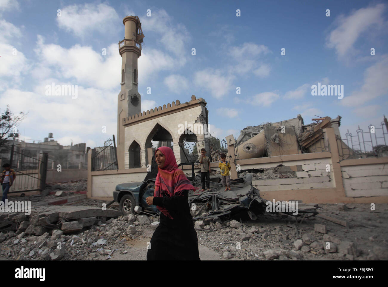 Beit Hanoun, Gaza Strip, Palestinian Territory. 25th Aug, 2014. A ...