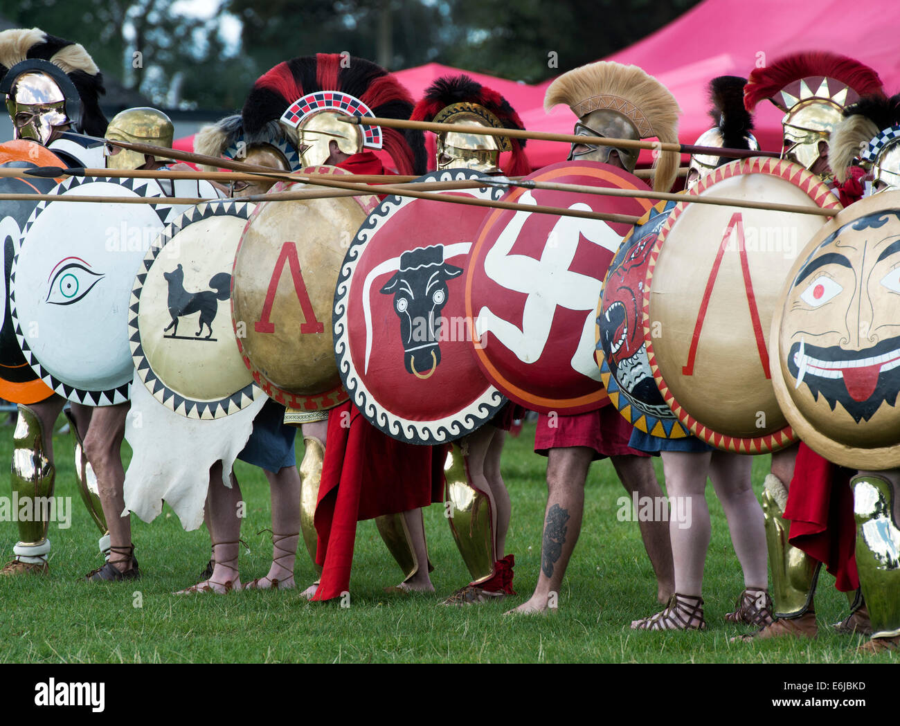 Hoplite. Reenactment. Ancient Greek Soldiers at Military Odyssey Show ...