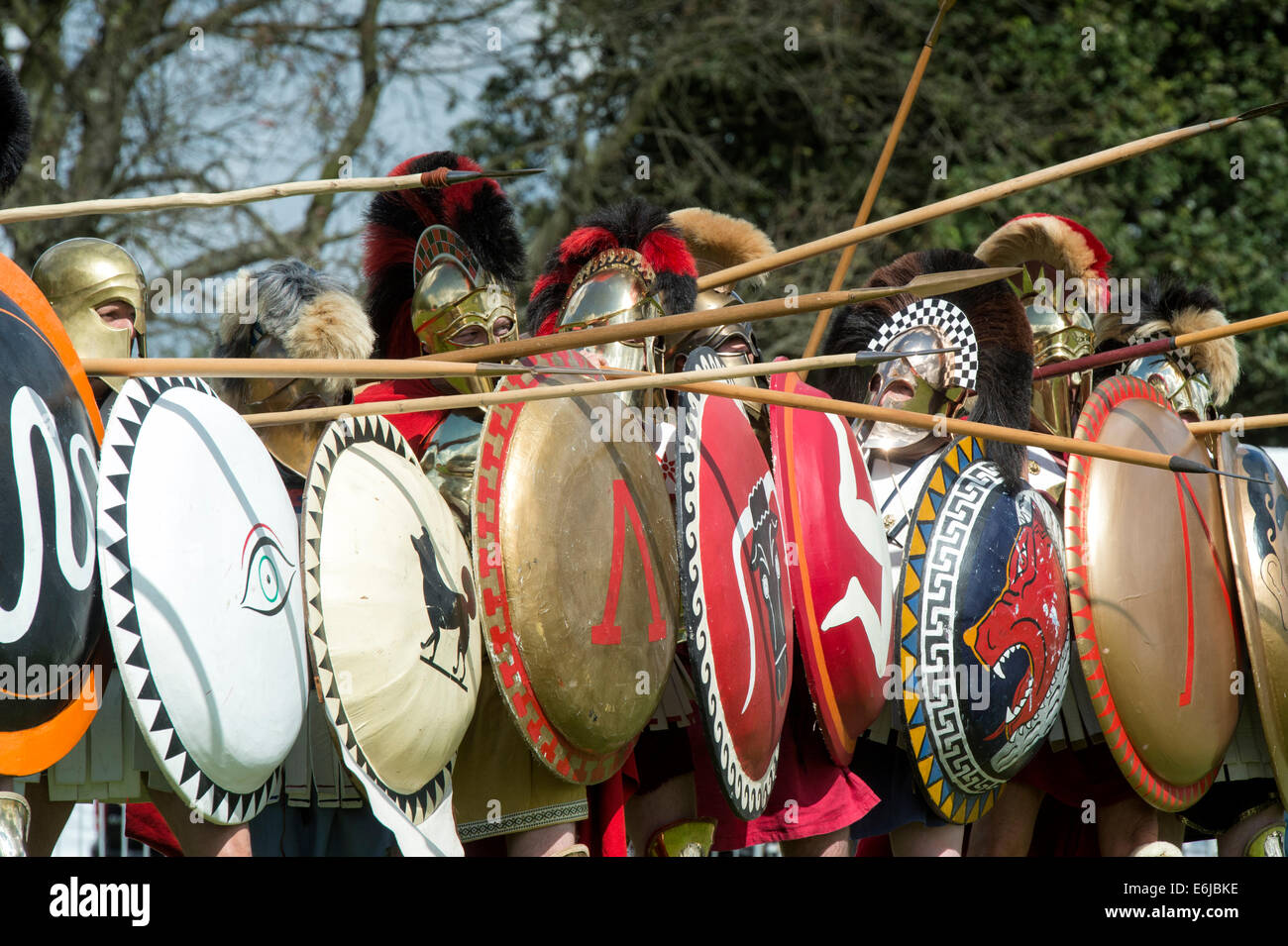 Spartan Hoplite Reenactor