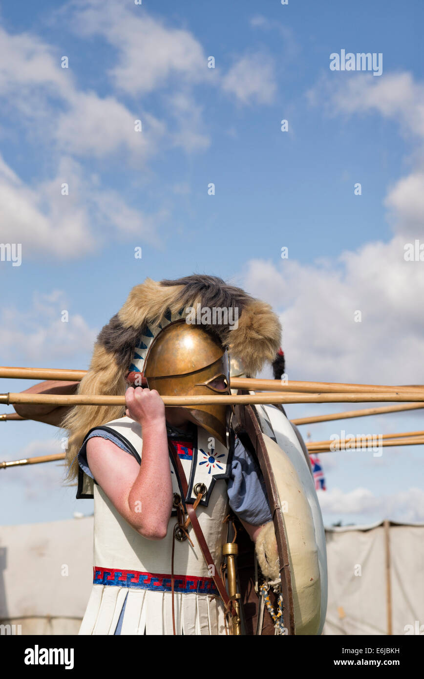 Hoplite. Reenactment. Ancient Greek Soldiers at Military Odyssey Show ...