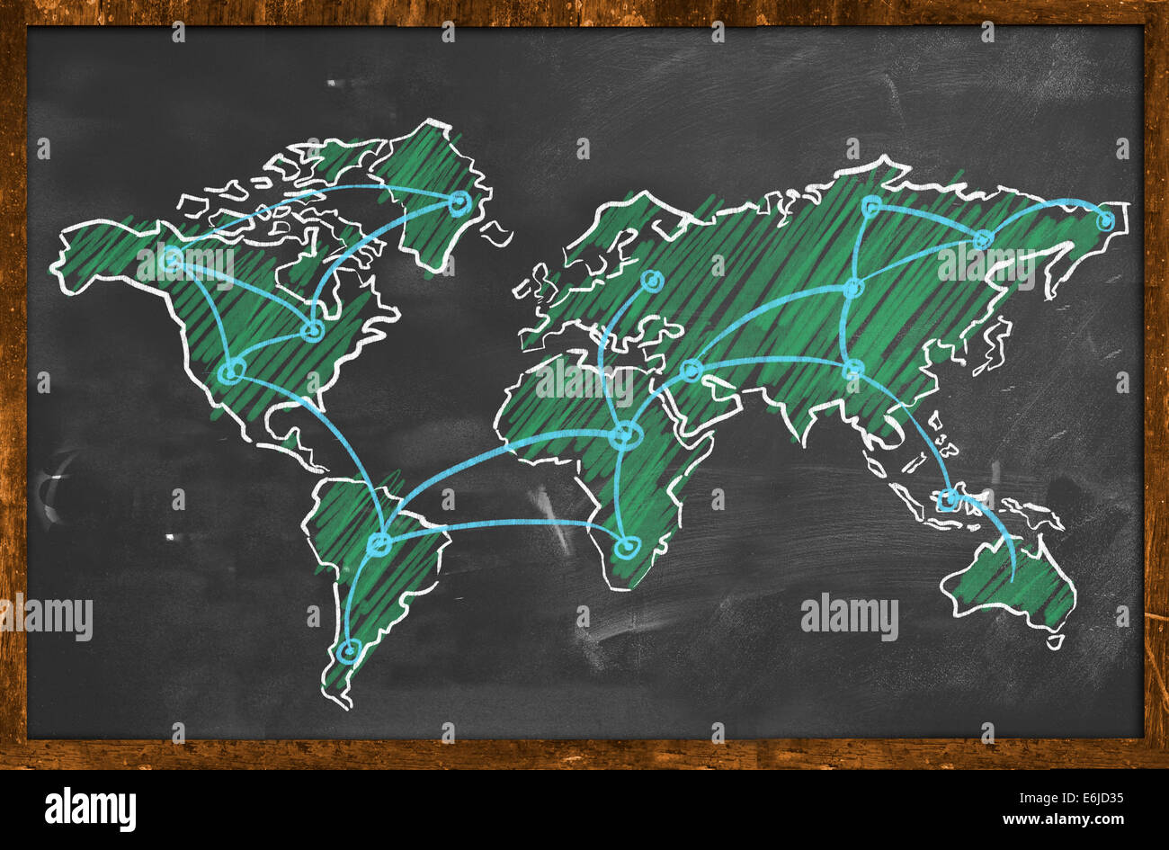 Simple map drawing hi-res stock photography and images - Alamy
