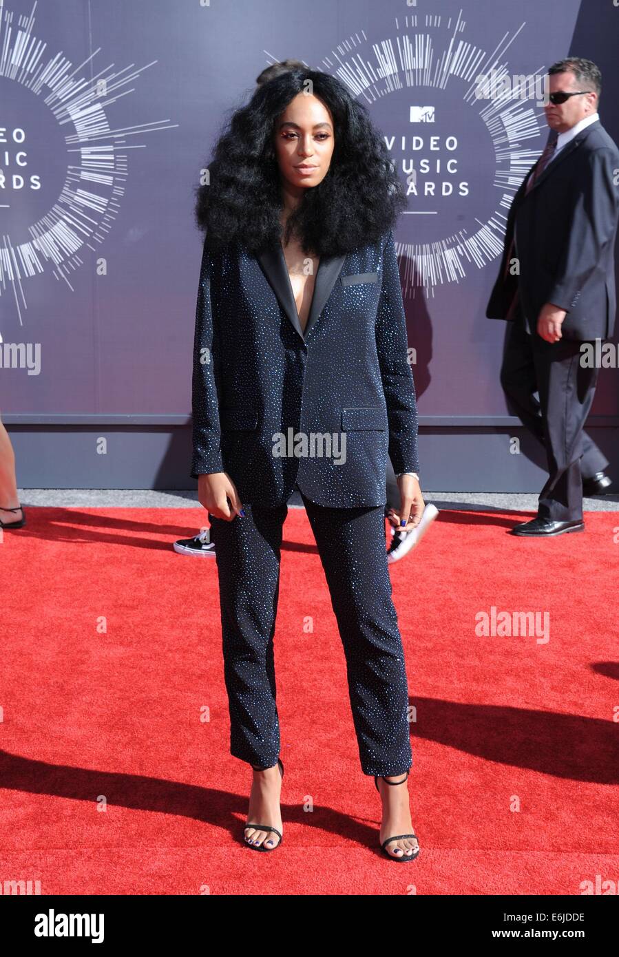 Inglewood, CA. 24th Aug, 2014. Solange Knowles at arrivals for MTV ...