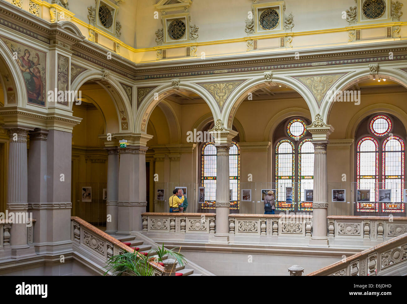 Palace of the Rhine Strasbourg, Palais du Rhin, interior, 19th Century ...
