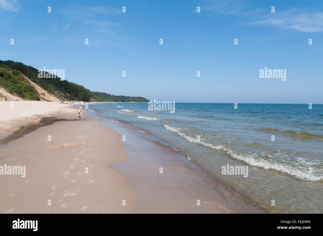 Sunny beach on Poland - Chlapowo City Stock Photo - Alamy