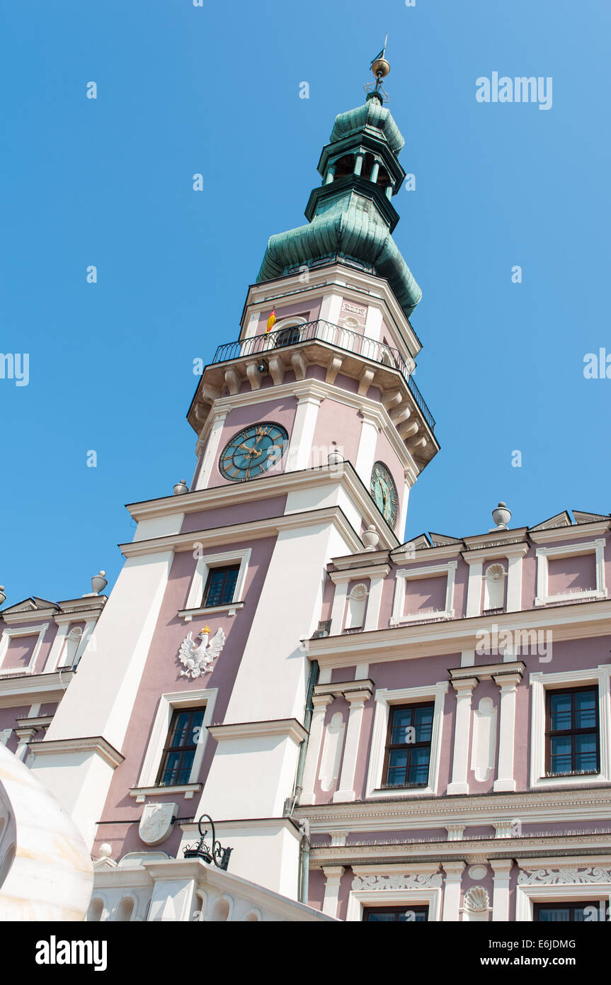 Old main market square in the old town of "Zamosc" - UNESCO World ...