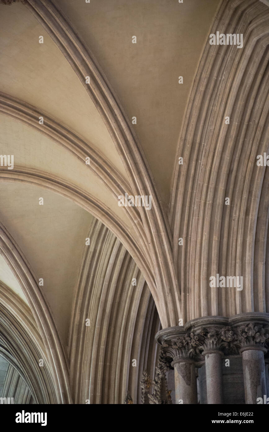 Ceiling detail in Ely Cathedral Stock Photo - Alamy