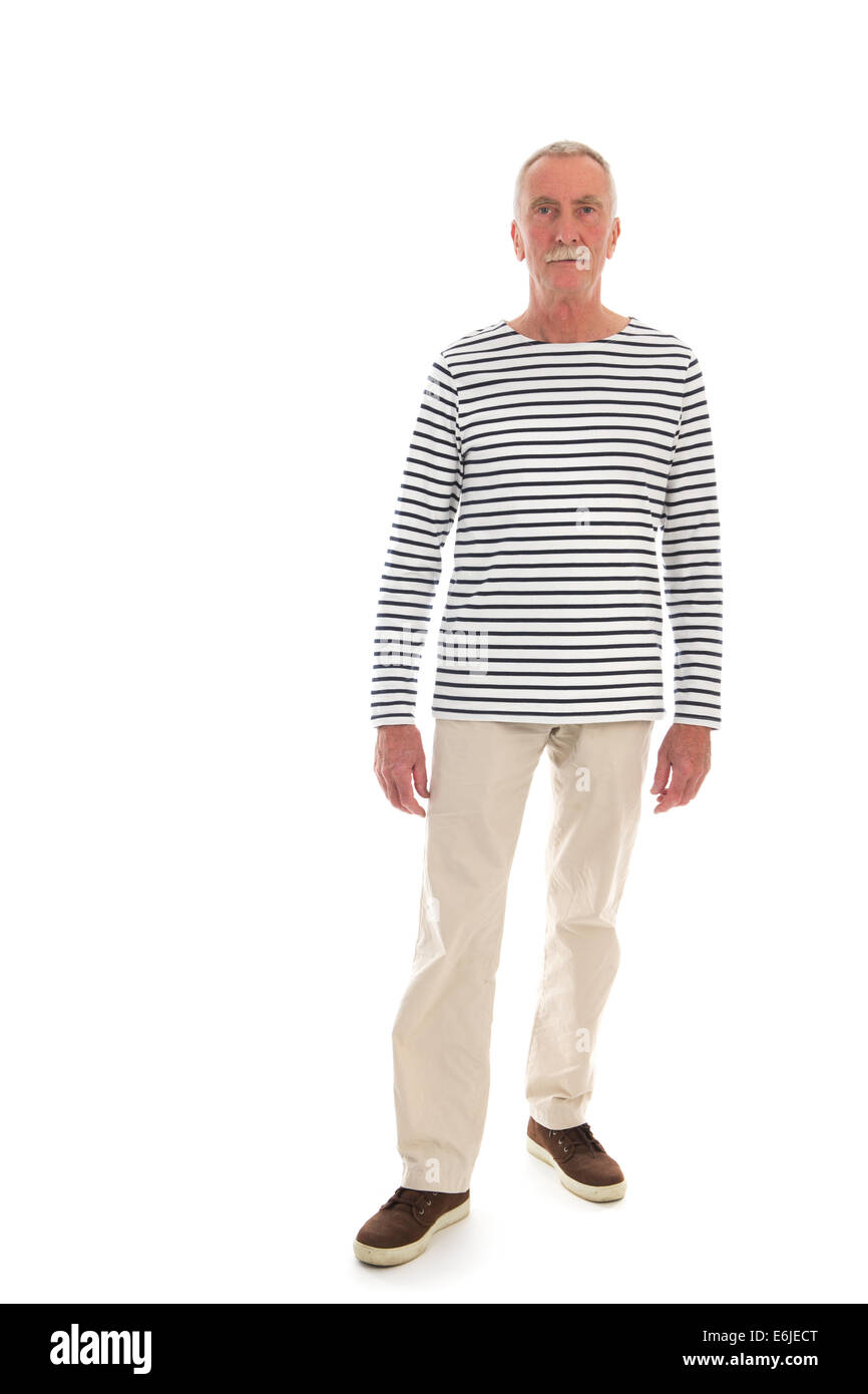 Old man standing isolated back hi-res stock photography and images - Alamy