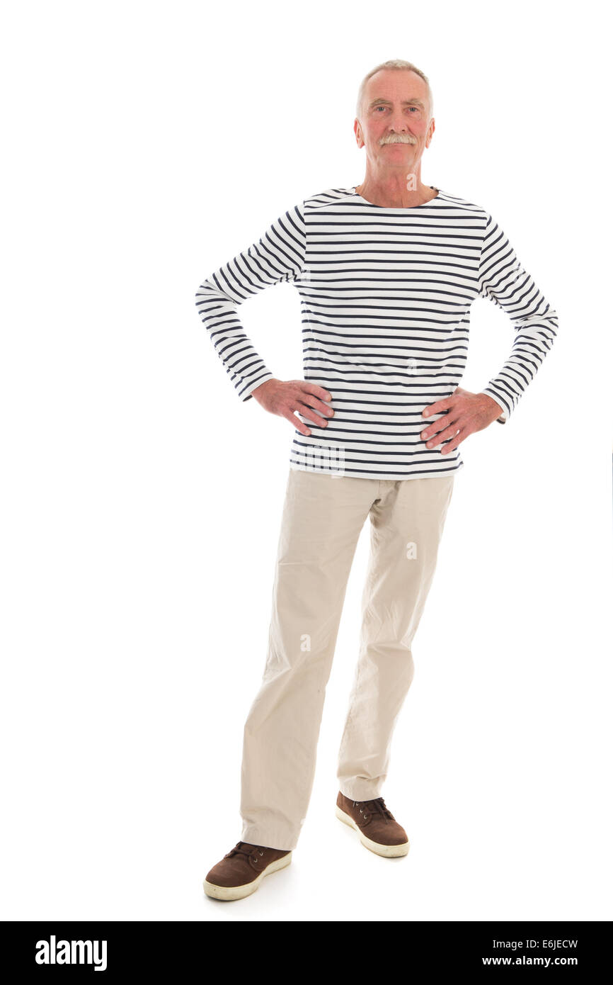 Old man standing isolated back hi-res stock photography and images - Alamy